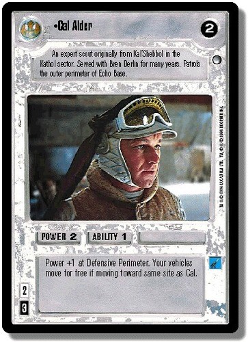 SWCCG: Cal Alder [Ungraded] Hoth Star Wars CCG Decipher | eBay