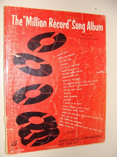 1951 Remick Music Million Record Song Album Secret Love, Begin the ...