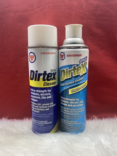 2 ~ Savogran Dirtex Multi-Purpose Cleaner ~ 18oz Spray Cans | eBay