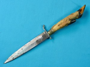 Deer Foot Knife In Collectible Vintage Custom & Handmade Fixed Blade ...