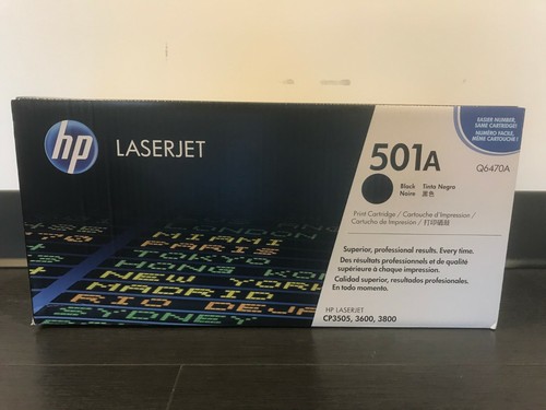 HP 501A LaserJet Toner Cartridge Black - 829160703084| eBay