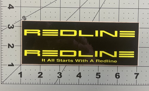 REDLINE It All Starts With A Redline “ Vinyl / Decal | eBay