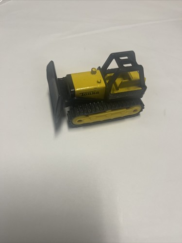 Vintage 1994 Tonka Mighty Mini Yellow Bulldozer 3 inch Diecast Plastic ...