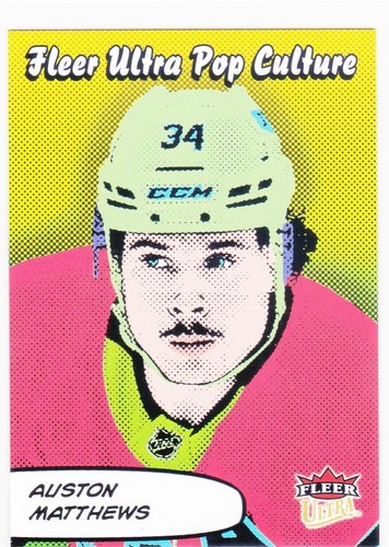 2021/22 FLEER ULTRA..AUSTON MATTHEWS..POP CULTURE..SP..CARD # PC-8 ...