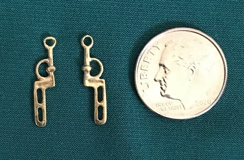 SULSER SADDLERY Traditional 1:9 Model Scale DRAFT HORSE ELBOW BIT ...