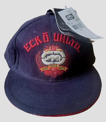 Ecko Unltd Men's Flat Bill Blue Baseball Hat 7.5 / LARGE Nwt | eBay