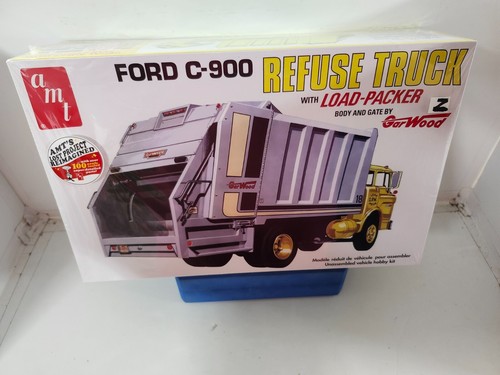 AMT Ford C-900 Refuse Truck w/Load-Packer Model Kit 1/25 | eBay