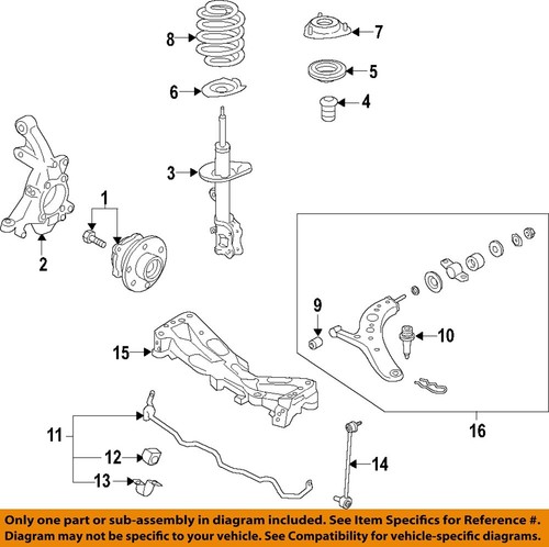 SUBARU OEM 18-23 Crosstrek Stabilizer Bar Components-Stabilizer Link ...