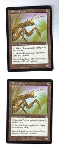 2x Mantis Engine - Urza's Destiny - Magic The Gathering FOIL NM/M ...