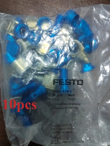 10PC NEW FESTO Quick connector 4470 LCK-1/8-PK-6 | eBay