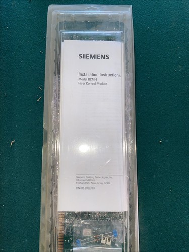 SIEMENS CERBERUS PYROTRONICS RCM-1 | eBay