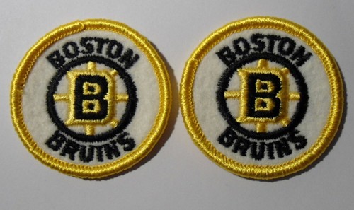 BOSTON BRUINS 2 VINTAGE PATCHES NICE CONDITION 2" IN DIAMETER | eBay