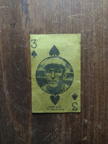 1927 W560 Strip Cards 3S Flint Rhem 3 of Spades St Louis Cardinals Star ...