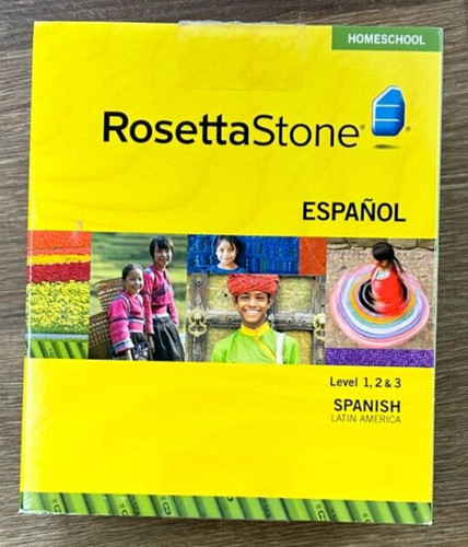 Rosetta Stone Spanish Latin America Level 1-3 Set Version 3 (Homeschool ...