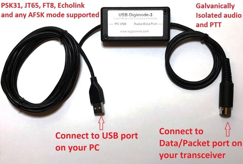 Icom USB Sound Card Digimode Interface - FT8, PSK31 any AFSK. WSJT-X ...