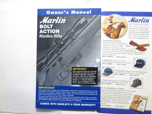 Marlin 9mm Parts List