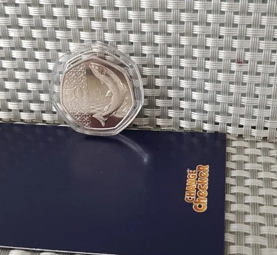 2023 Salmon 50p Royal mint 🐟 New 2023 | Grelly UK
