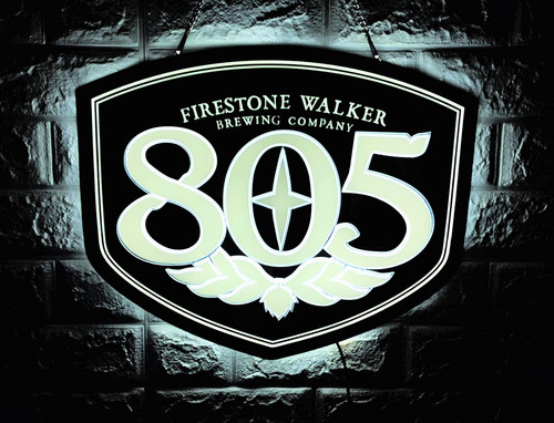 Firestone-Walker Brewing 805 17" LED Lighted Sign 3D Vivid Print Neon ...