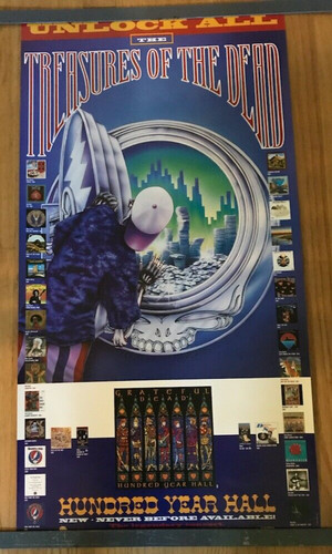 GRATEFUL DEAD Hundred year hall promo poster 18x34 | eBay