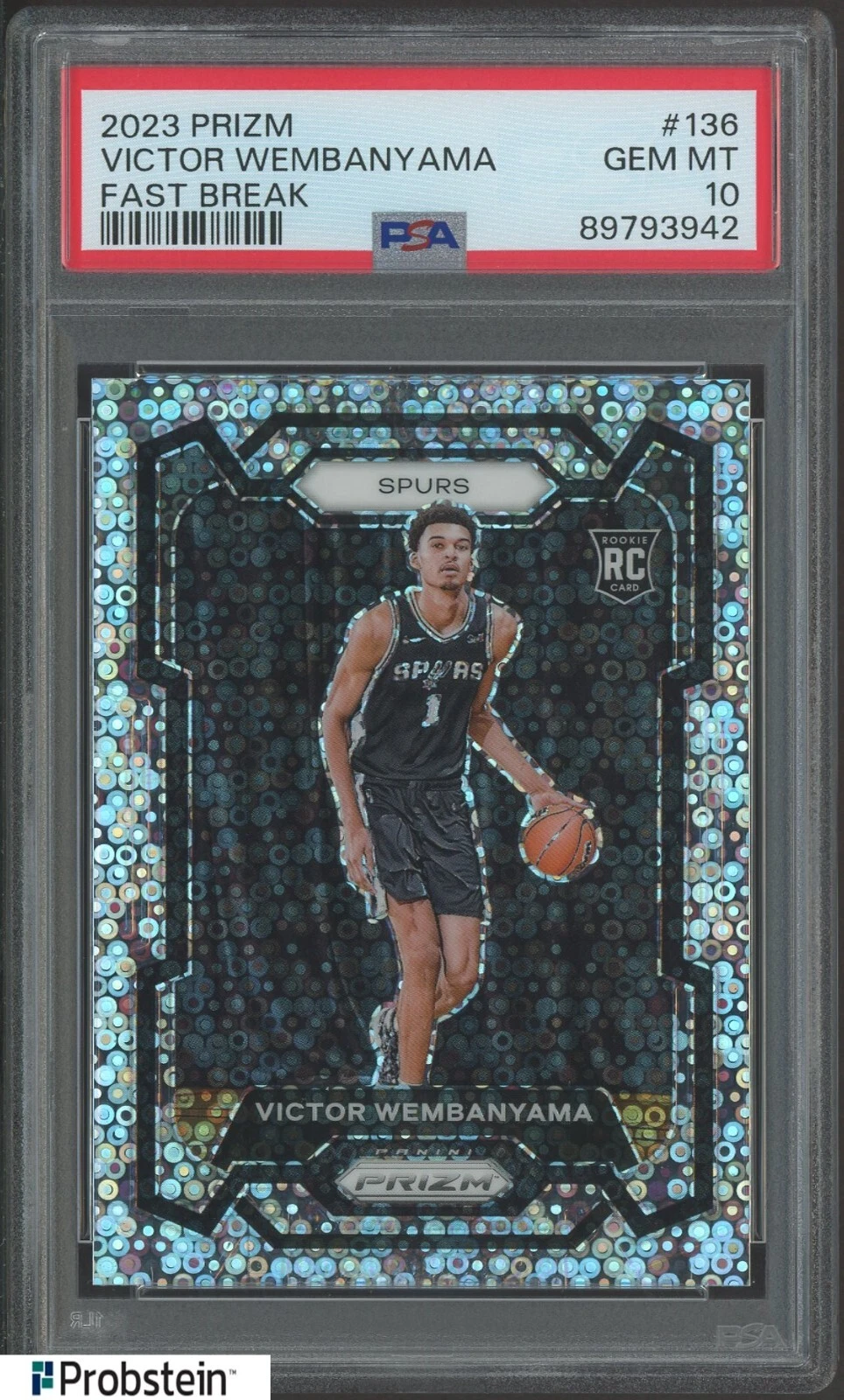Victor Wembanyama 2023 Prizm #136 Fast Break Price Guide - Sports Card ...