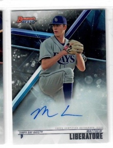 MATTHEW LIBERATORE 2018 Bowman's Best 2018 Autograph AUTO RC PROSPECT ...