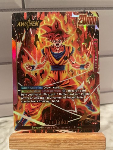 Son Goku Leader L FB02-001 Secret Rare Alternate Art Dragon Ball Fusion World | eBay