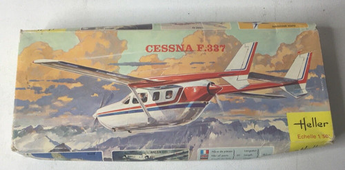 HELLER ECHELLE 1/50 CESSNA F337 Sealed Bag (No Instructions Or Decals ...