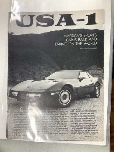 LBVETTE320 Article 1986 Corvette USA-1 Taking On The World July 1986 6 ...