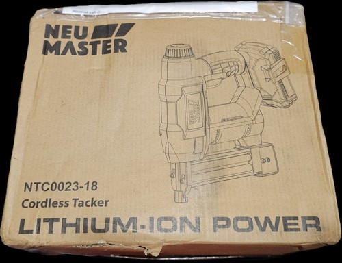NEU MASTER NTC0023-18 Battery Powered Nail Gun Tacker Multi Use | eBay