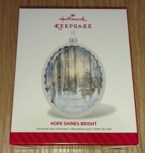 HALLMARK ORNAMENT - HOPE SHINES BRIGHT - 2014 - NEW IN BOX - (H4) | eBay