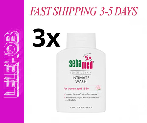 ⭐FAST SHIPPING⭐3 x Sebamed Feminine Intimate Wash pH 6.8 Women Aged 50 ...
