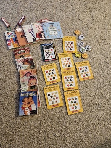 American Girl of Today 1998 Mini Grin Pins Set | eBay