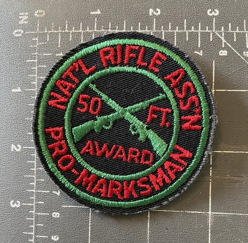 Vintage NRA National Rifle Association Pro-Marksman 50 Foot Feet Ft ...