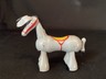Vintage Elephant Figurine Toy Moving Feet Painted Plastic Animal Walker ...