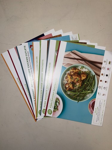 8 Hello Fresh Recipe Cards Dinner Meals Mixed Lot of 8 | eBay