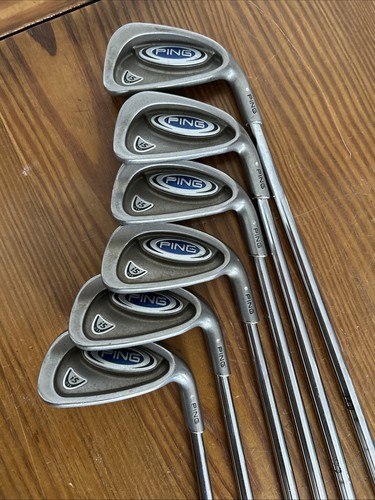 Ping i5 Iron Set 5-W (6 Clubs) White Dot +Steel Ping Shaft | eBay