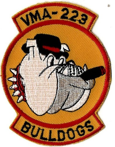 US MARINE CORPS ATTACK SQUADRON VMA-223 BULL DOGS MILITARY PATCH | eBay