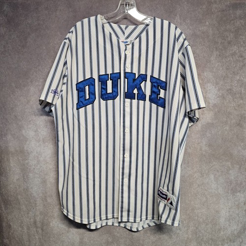 Rare Vintage 90s Majestic Duke Blue Devils Pinstripe Baseball Jersey ...