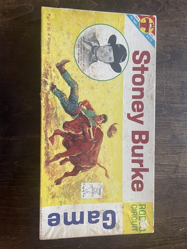 Stoney Burke Rodeo Circuit Game 1963 Transogram Board Vintage Western ...