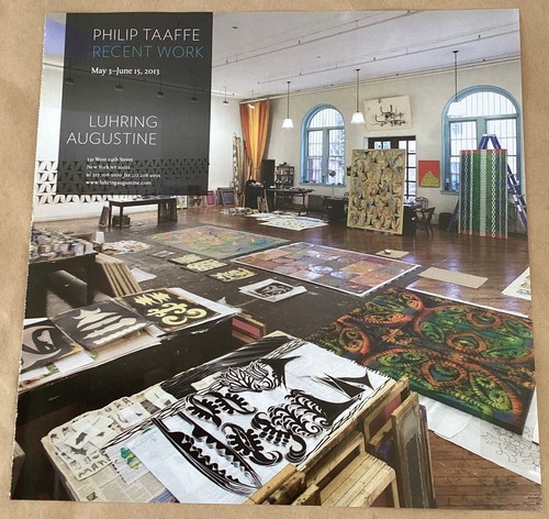 Philip Taaffe at Augustine gallery exhibition ad 2013 art vintage ...