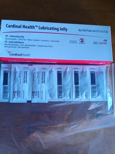 CARDINAL 1 Box& 1 bag of 50 Health Lubricating Jelly 3 g Foil Packets ...