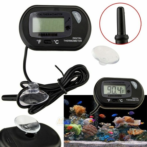USA Digital LCD Fish Tank Aquarium Marine Water Thermometer Temperature ...