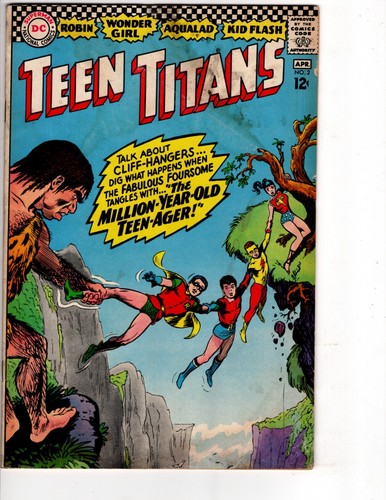 Teen Titans #2 Silver Age Comic Book 1st App Of Titans Lair 1966 Second ...