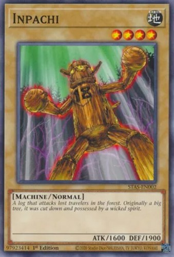 Yugioh! Inpachi - STAS-EN002 - Common - 1st Edition Near Mint, English ...