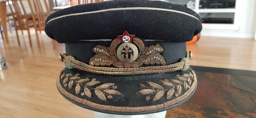 Soviet Russian WW2 Admirals Visor Hat | eBay