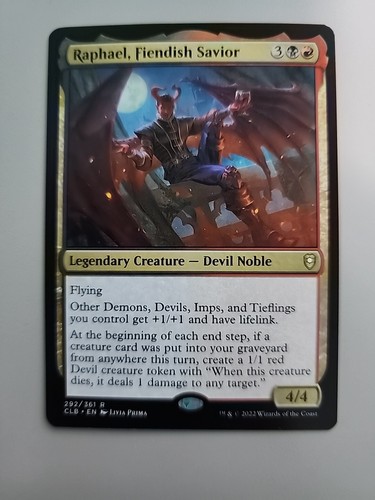 MTG Raphael, Fiendish Savior Comm Legends: Baldur's Gate 292/361 ...