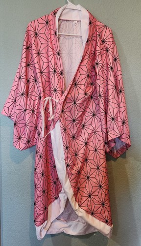Kamado Nezuko Costume Anime Demon Slayer Cosplay Kimono Adult sz Small ...