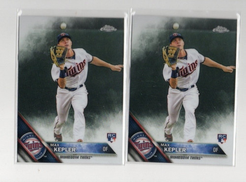 MAX KEPLER MINNESOTA TWINS 2016 TOPPS CHROME 2X ROOKIE RC LOT | eBay
