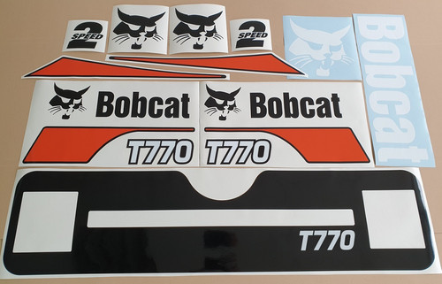 BOBCAT T770 TRACK LOADER DECAL KIT STICKER SET SKID STEER M SERIES U77 ...
