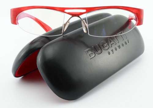 Bugatti Glasses Frame 225-066 Odotype Luxury Half Rim Eye 54 22 Hand ...